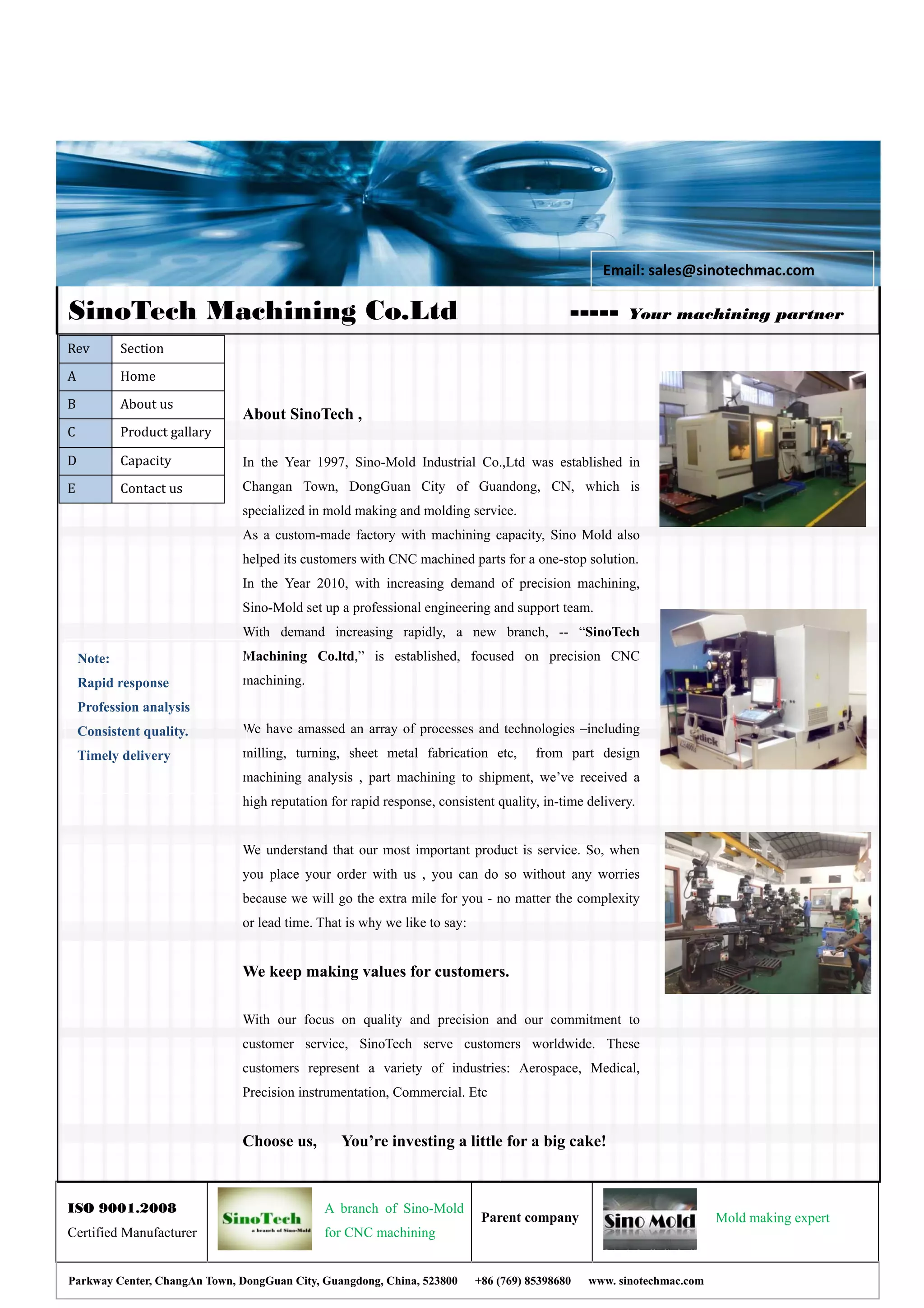 SinoTech Catalog. | PDF