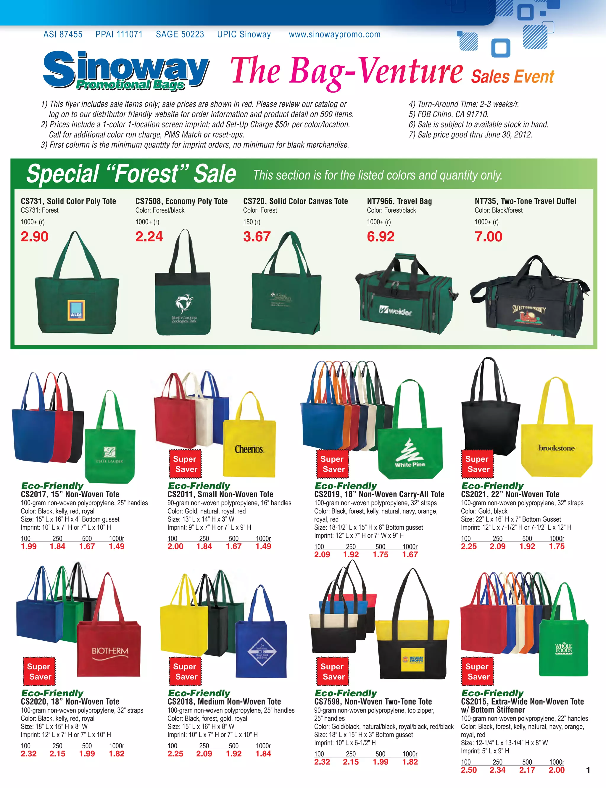 Promotional Bag Ideas by Sinoway | PDF