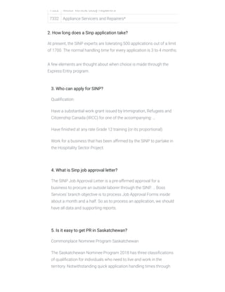 Sinp occupation in demand | PDF