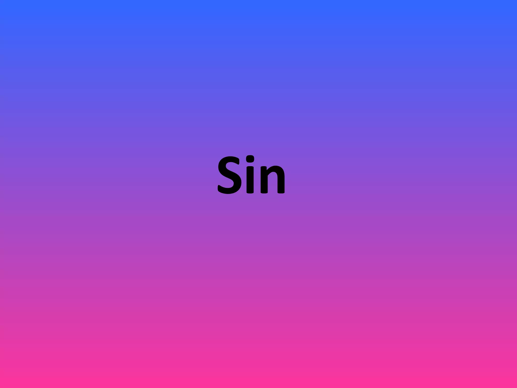 Sin powerpoint | PPT