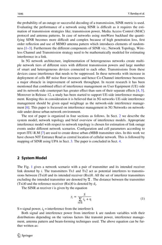 SINR Analysis and Interference Management of Macrocell Cellular ...