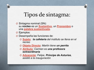 Sintagma | PPTX