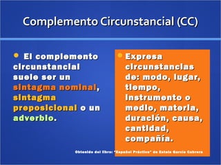 Sintagma verbal clase | PPT