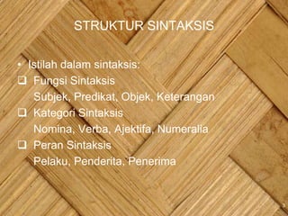 Sintaksis | PPTX