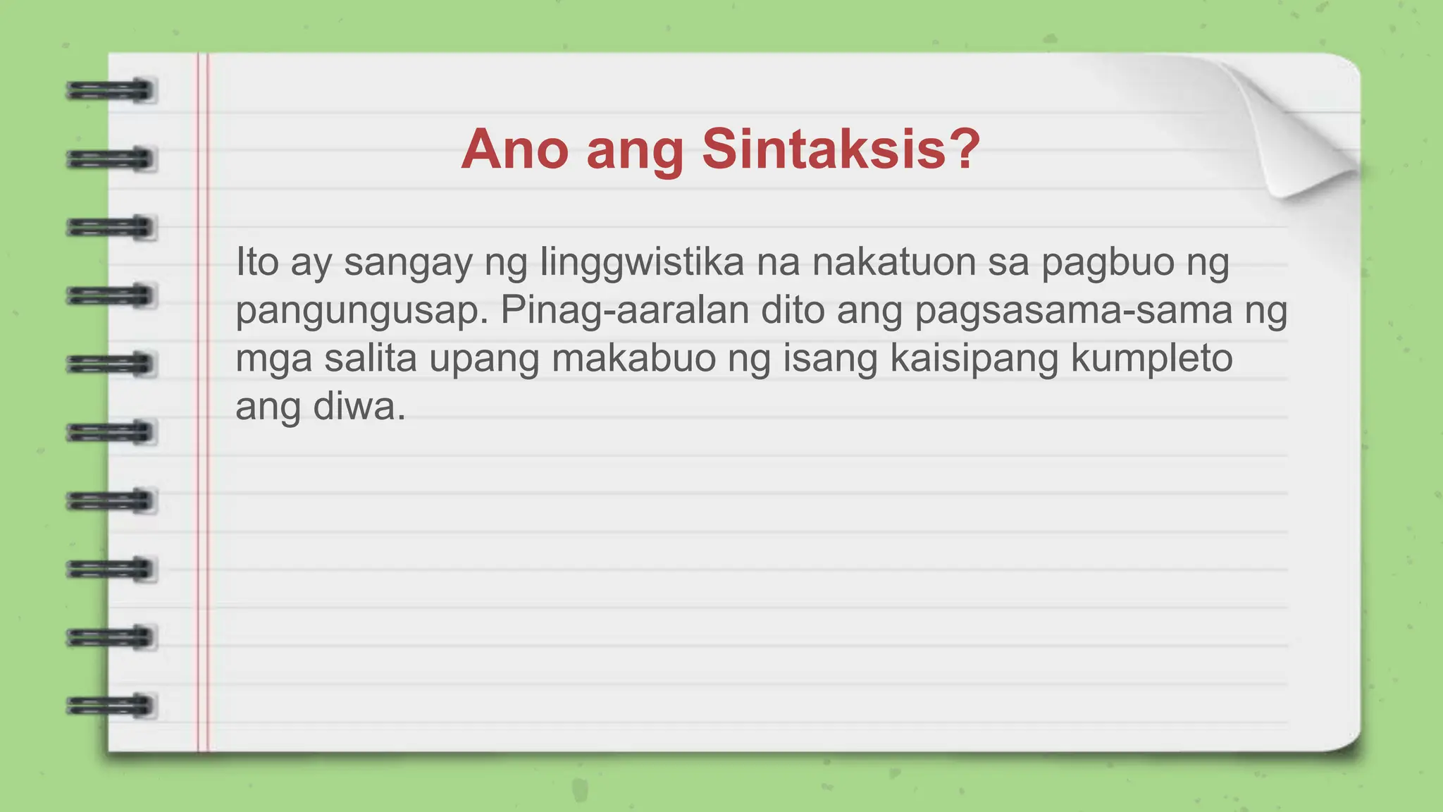 SINTAKSIS- report fil.213.pptx, MAT FILIPINO | PPTX