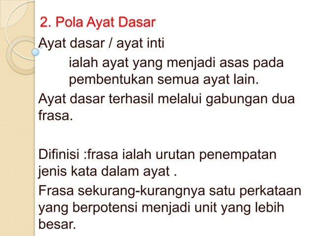 Sintaksis ayat | PPT