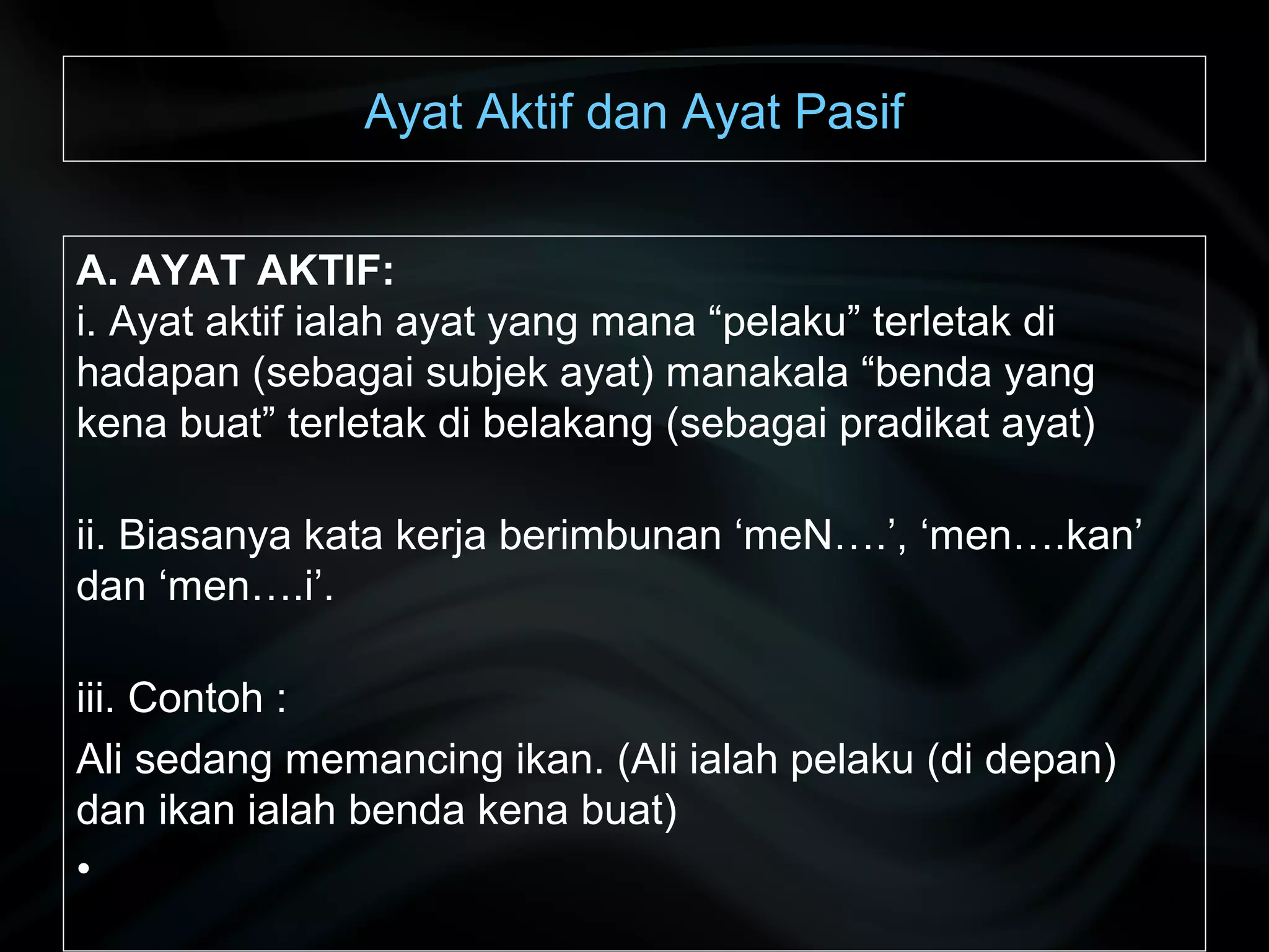 Sintaksis (menukarkan ayat) | PPT