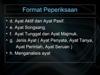 Sintaksis (menukarkan ayat) | PPT