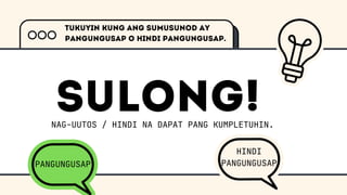 Sintaksis ng Wikang Filipino o Palabuoan | PDF