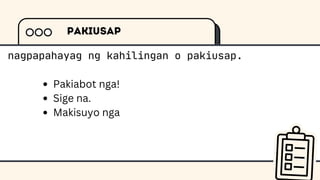 Sintaksis ng Wikang Filipino o Palabuoan | PDF