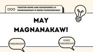 Sintaksis ng Wikang Filipino o Palabuoan | PDF
