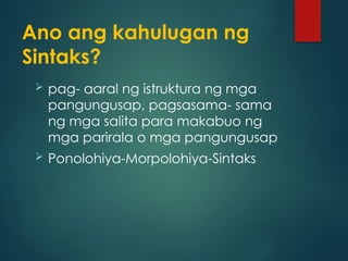 Sintaks_pptx (1).pptx filipino majors need | PPTX