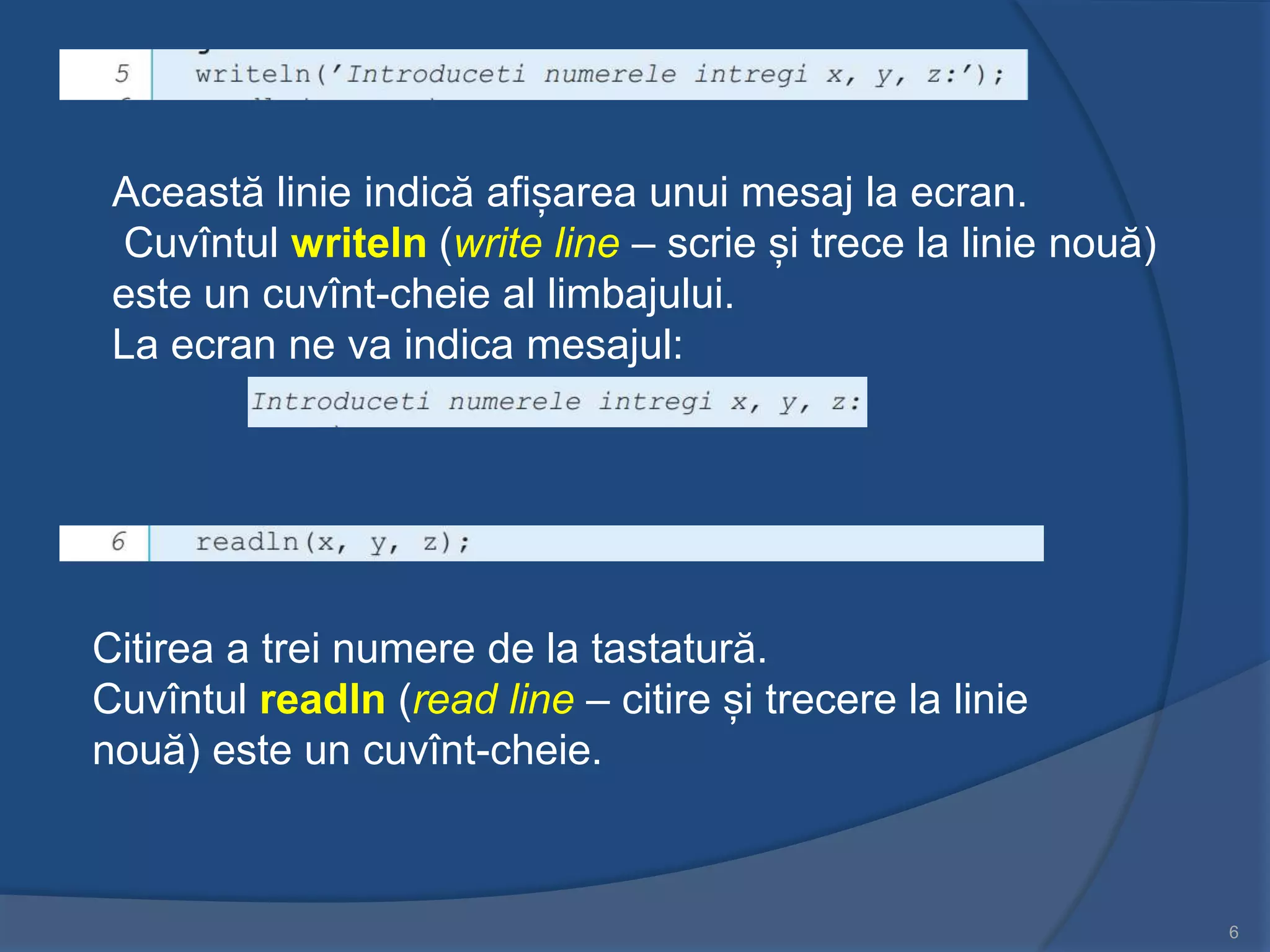 Sintaxa si limbajul pascal | PPT
