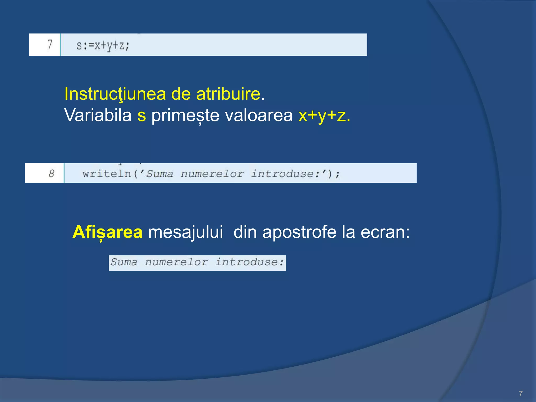 Sintaxa si limbajul pascal | PPT
