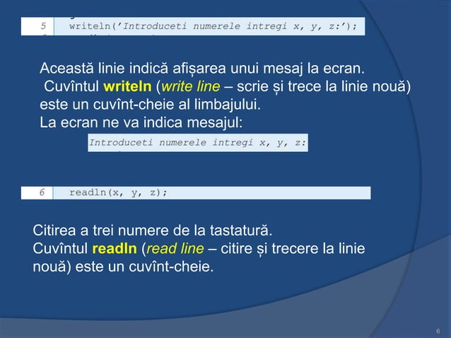Sintaxa si limbajul pascal | PPT