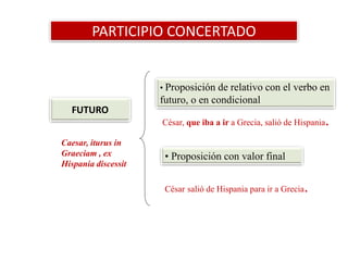 Sintaxis del participio latino | PPT