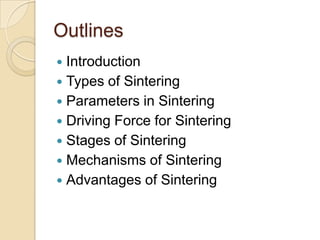 Sintering | PPTX