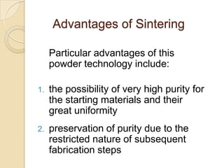 Sintering | PPTX