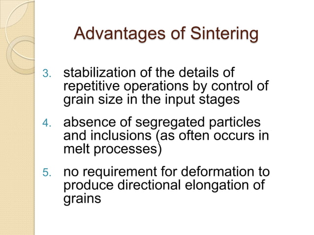 Sintering | PPTX | Geology | Science