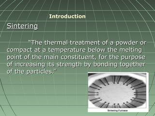 Sintering furnace | PPT