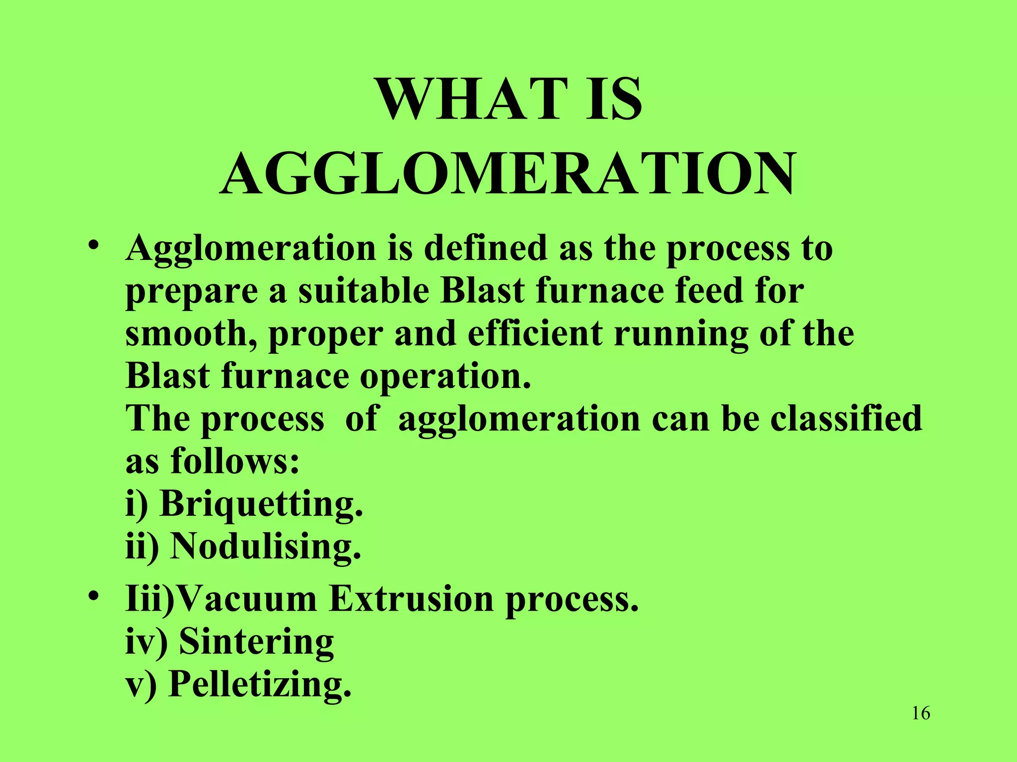 Sintering plant at a glance | PPT