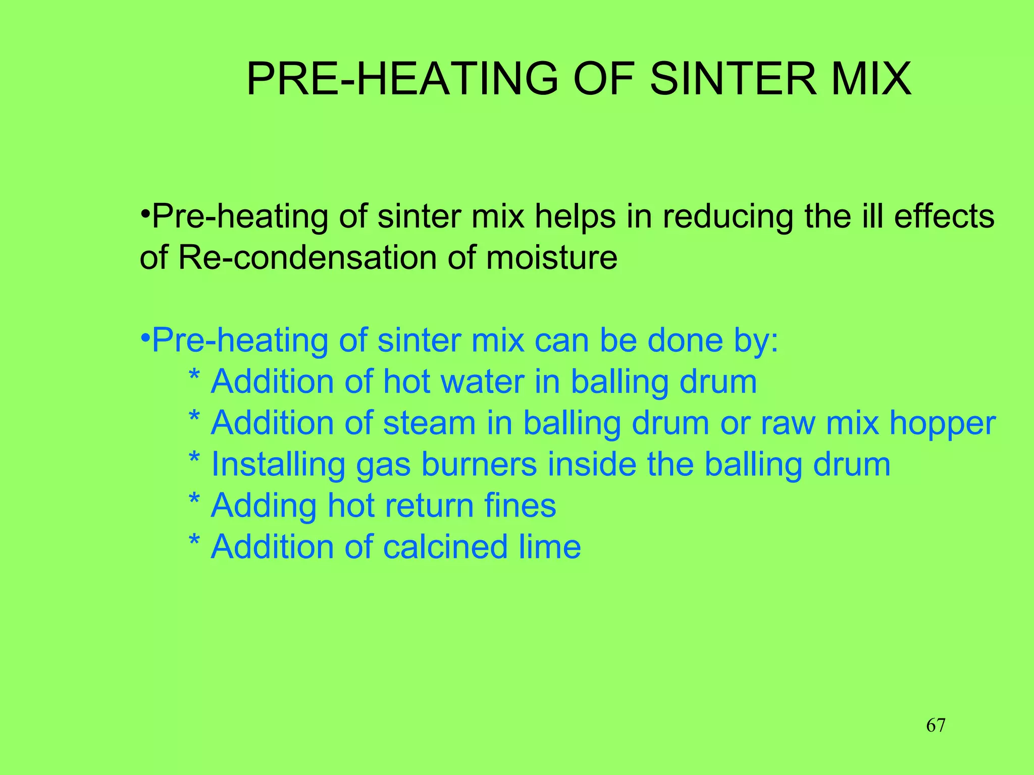 Sintering plant at a glance | PPT