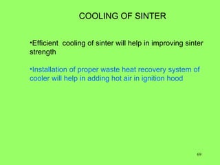 Sintering plant at a glance | PPT