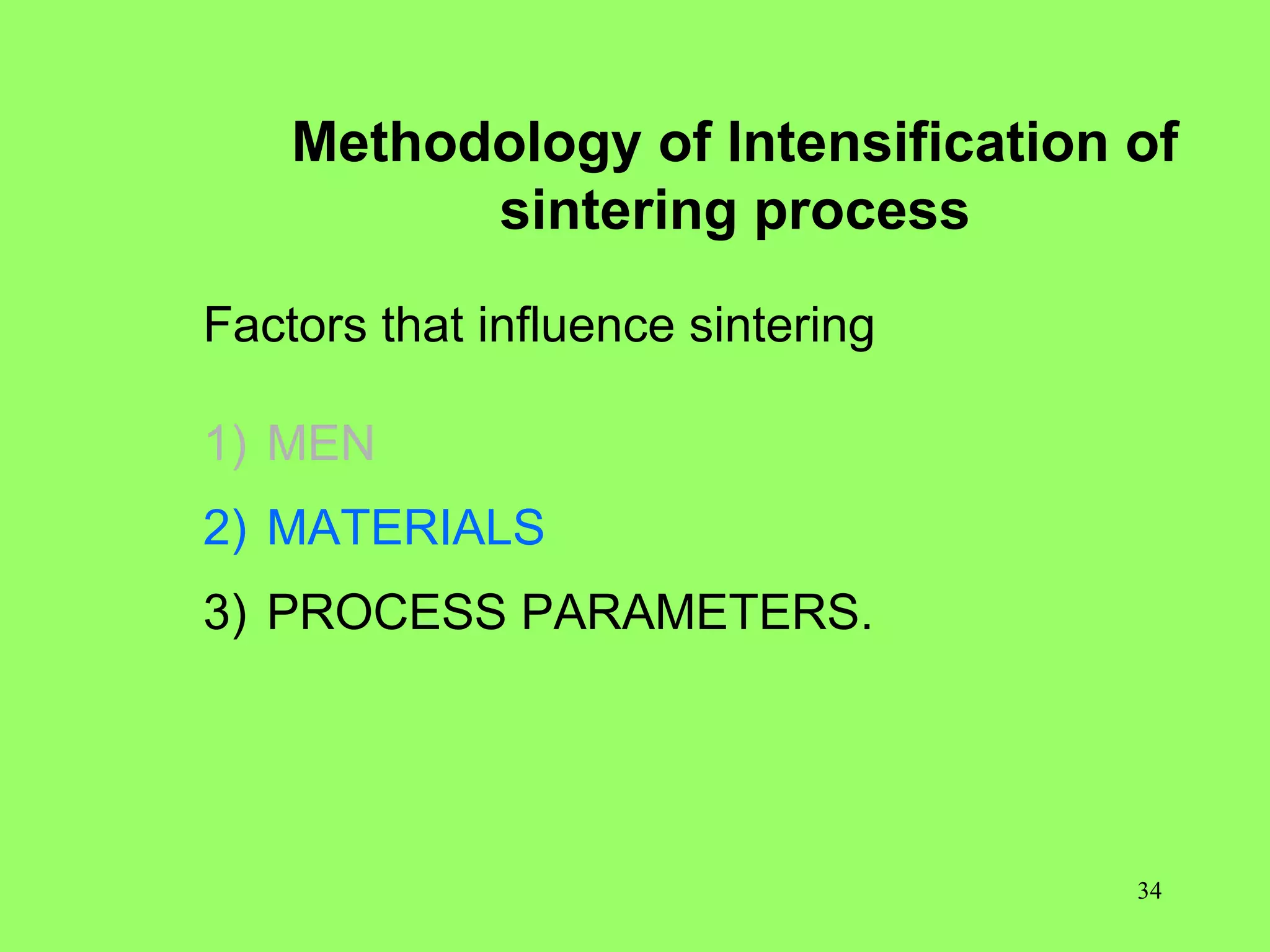 Sintering plant at a glance | PPT