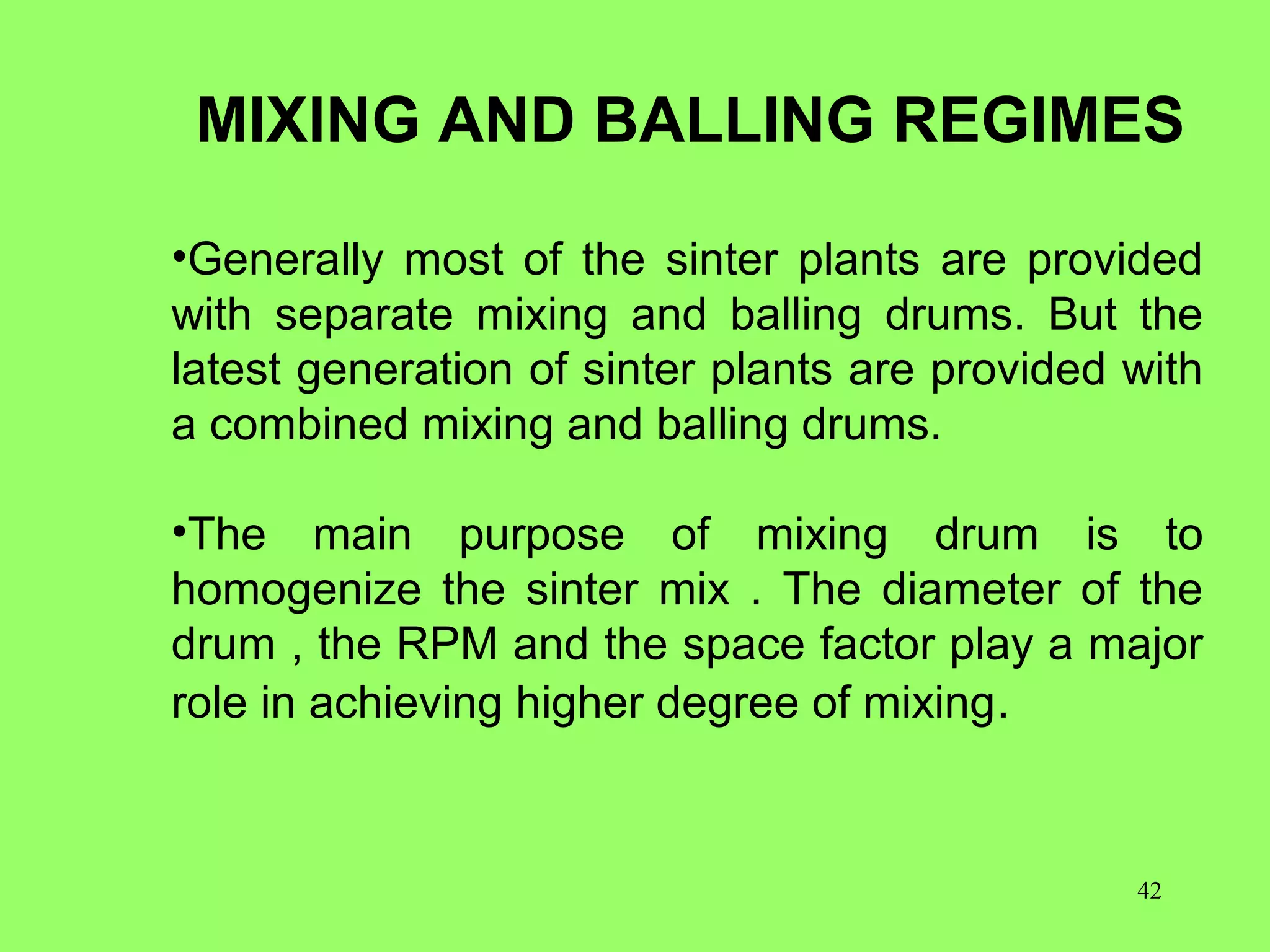 Sintering plant at a glance | PPT