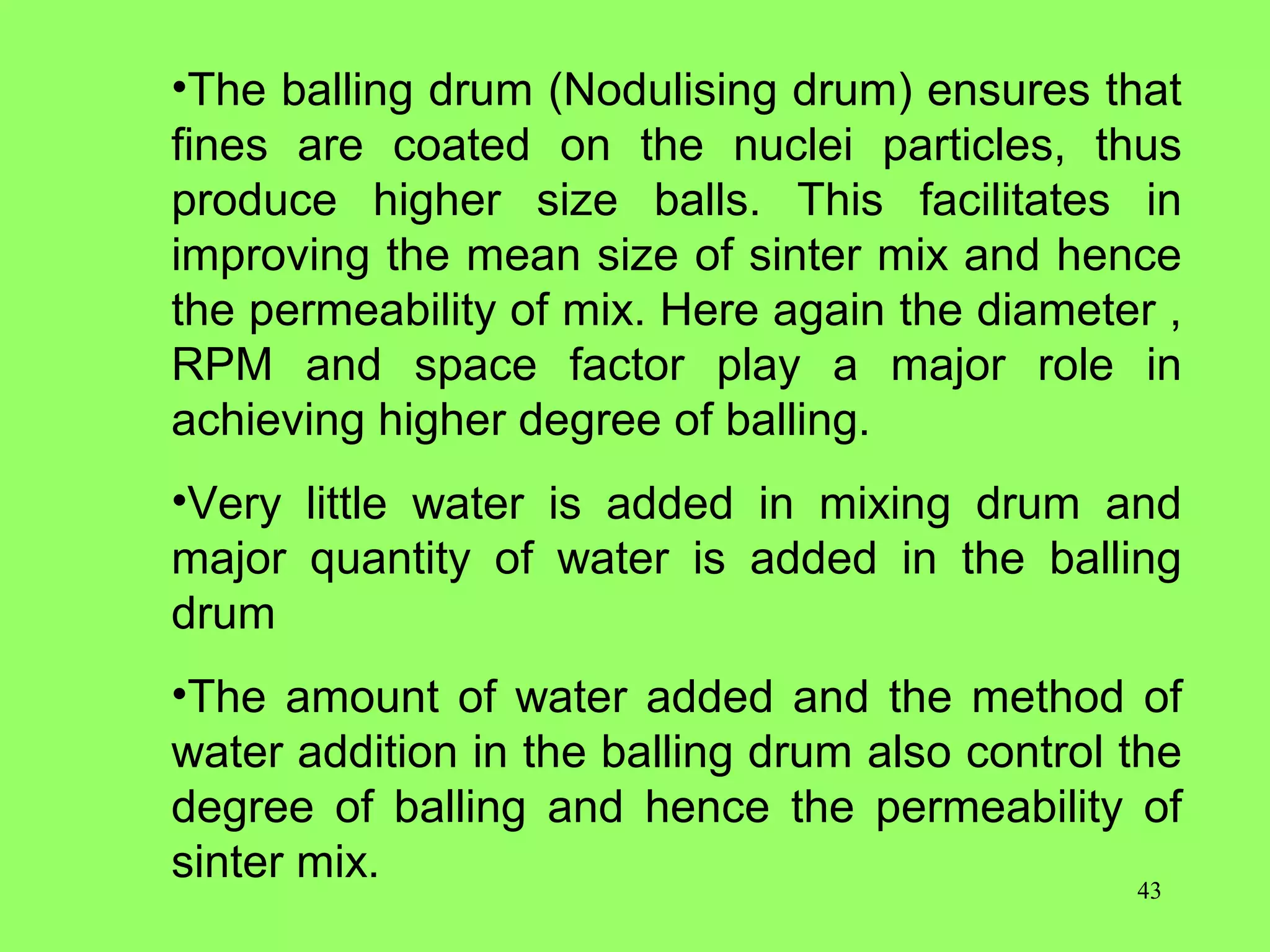 Sintering plant at a glance | PPT