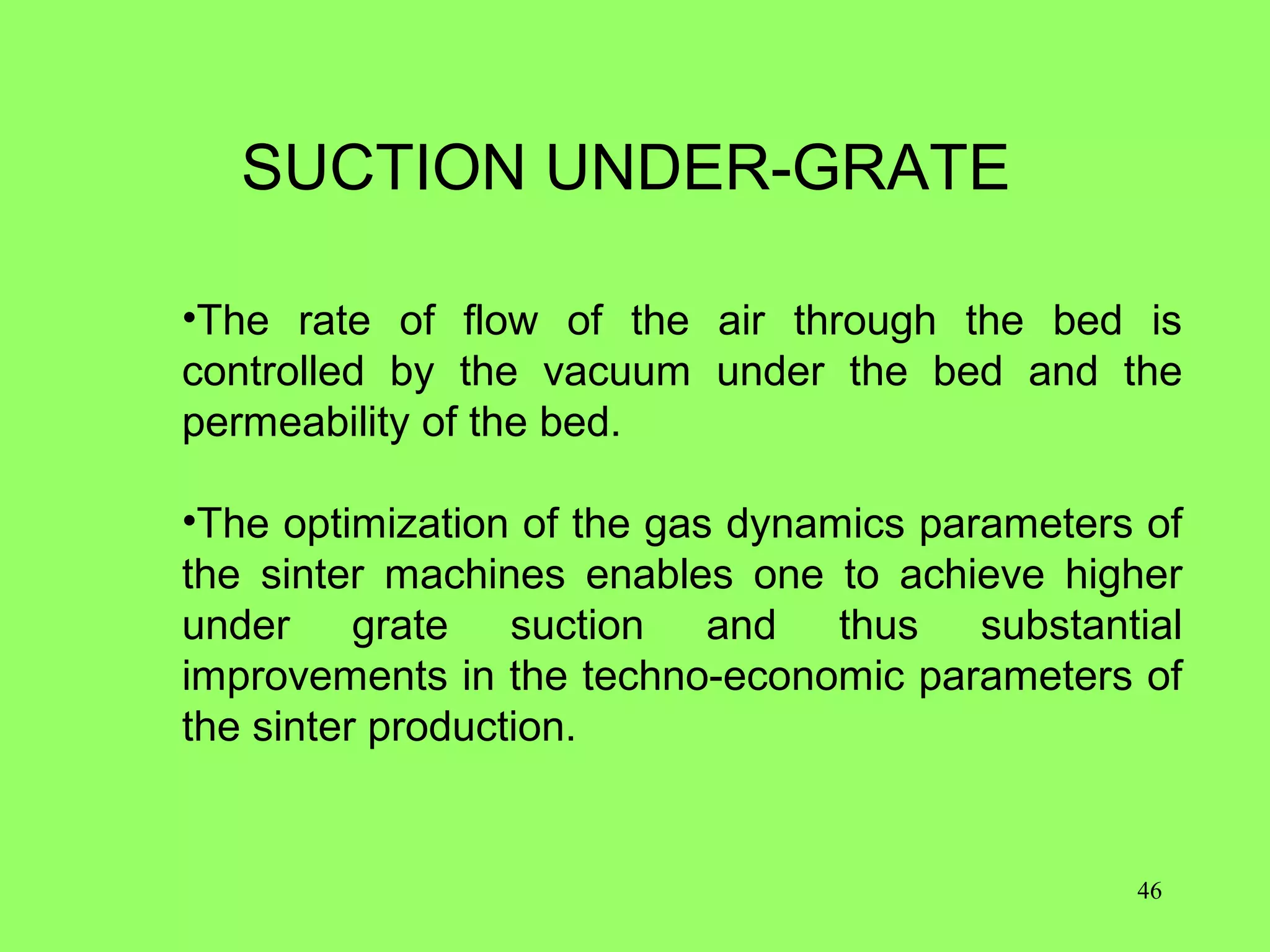 Sintering plant at a glance | PPT