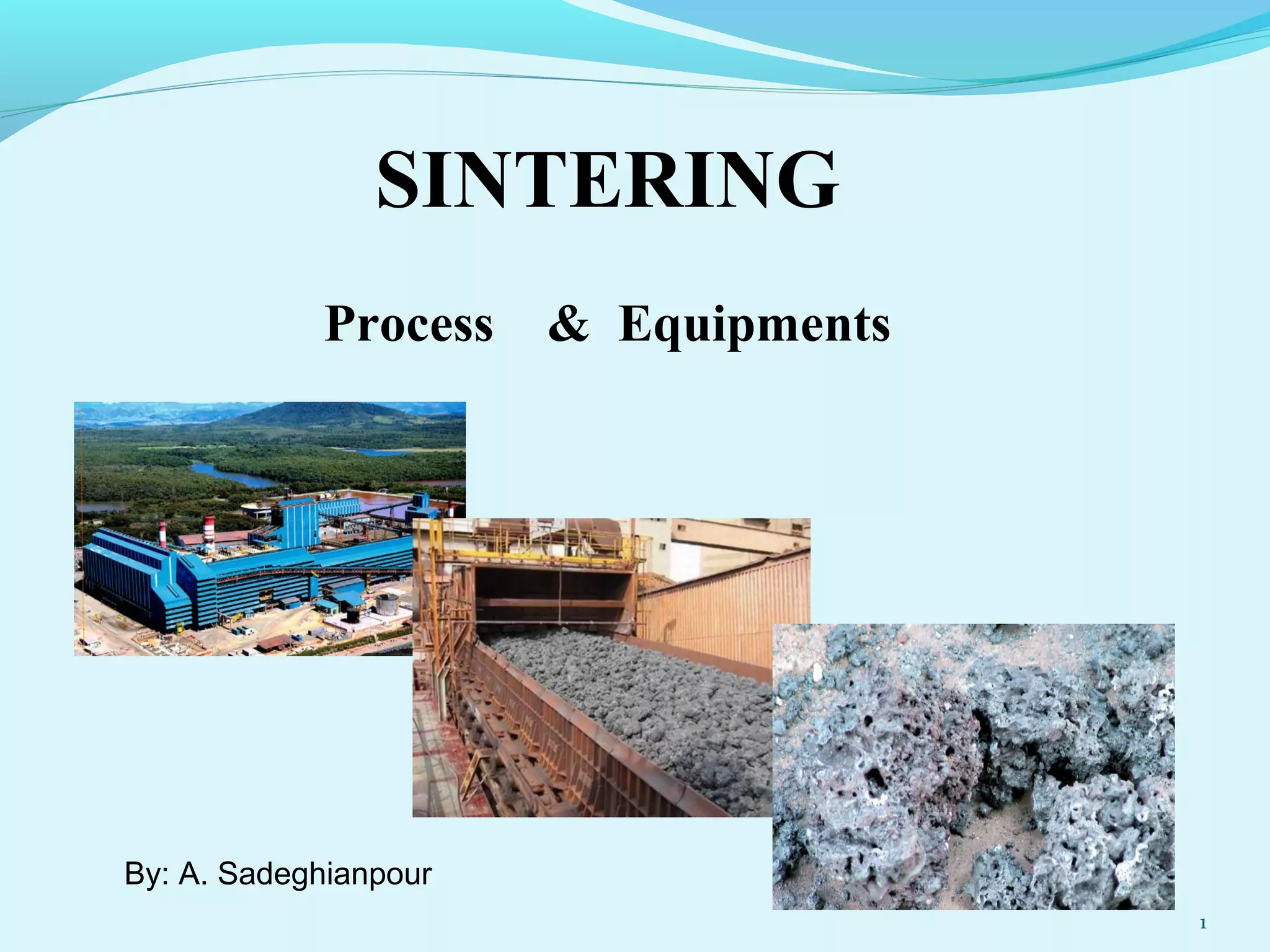 Sintering plant | PPT