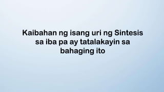 PAGSULAT NG SINTESIS.pdf......................... | PDF