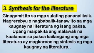 PAGSULAT NG SINTESIS.pdf......................... | PDF
