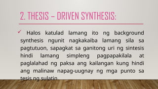 akademikong sulatin-pagsulat ng SINTESIS.pptx