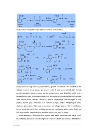 Sintesis aspirin2 | PDF