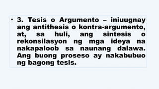 Sintesis-at-Buod aghan filipino power point presentation | PPTX