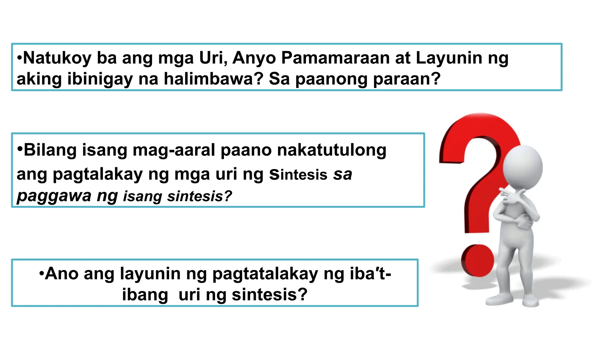 SINTESIS 2ND DAYHAKKBANG SA PAGSULAT NG SINTESIS pptx | PPT