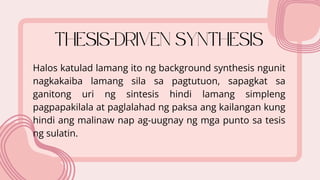 Sintesis o buod/Filipino sa Piling Larang.pdf