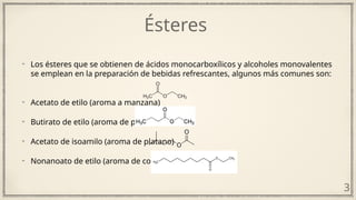 Síntesis de acetato de isoamilo química .pptx