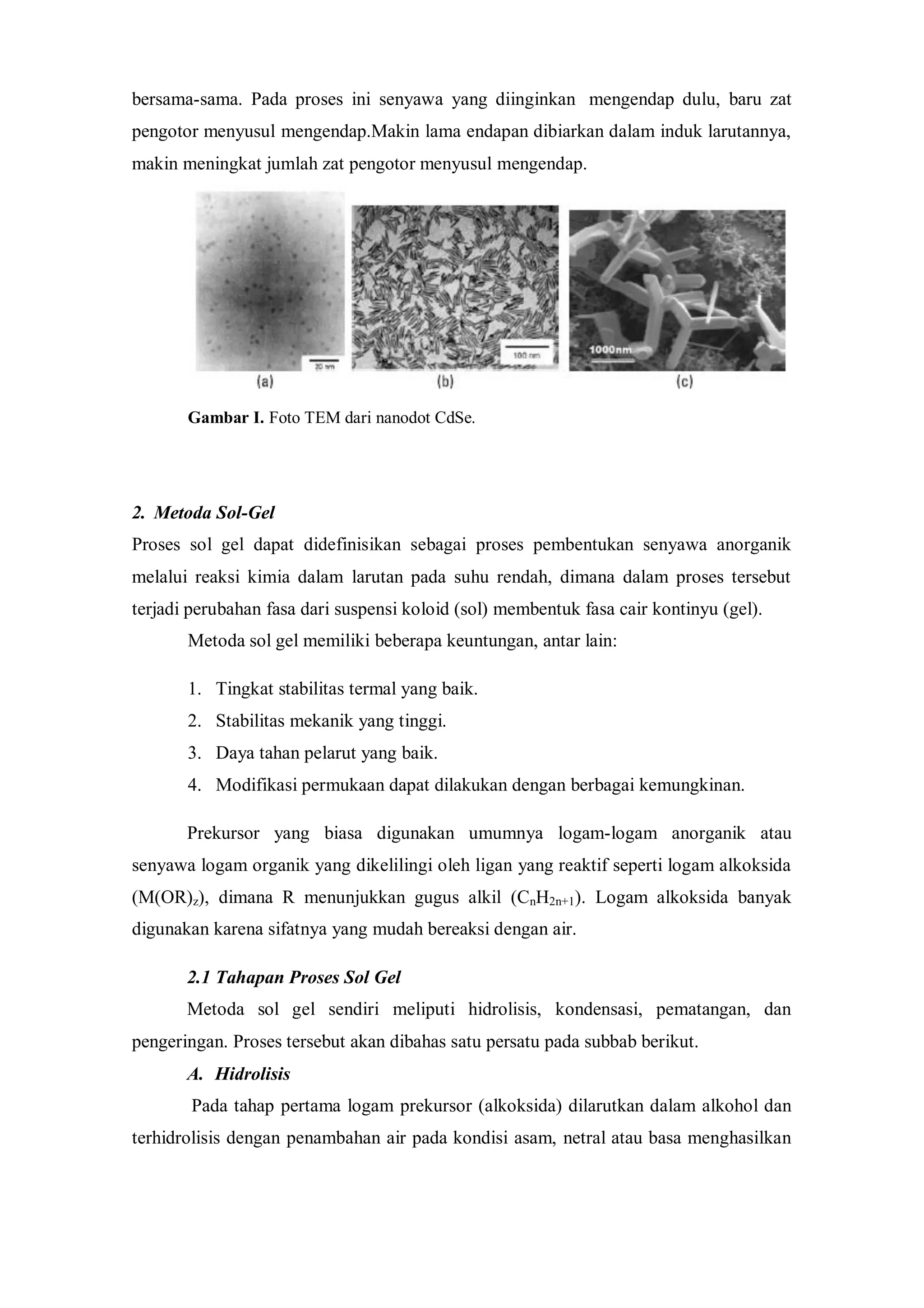 Sintesis nanopartikel | PDF
