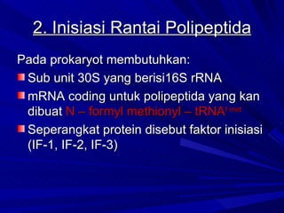 Sintesis protein | PPT