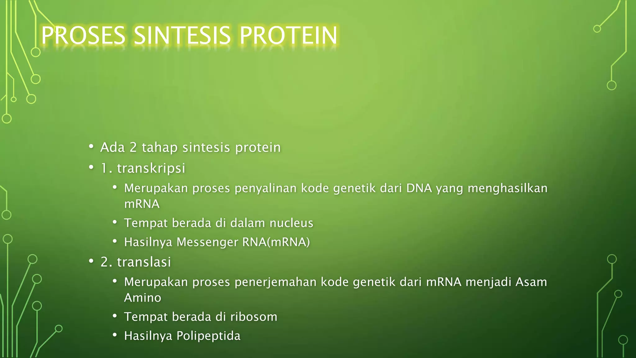 Sintesis protein | PPTX