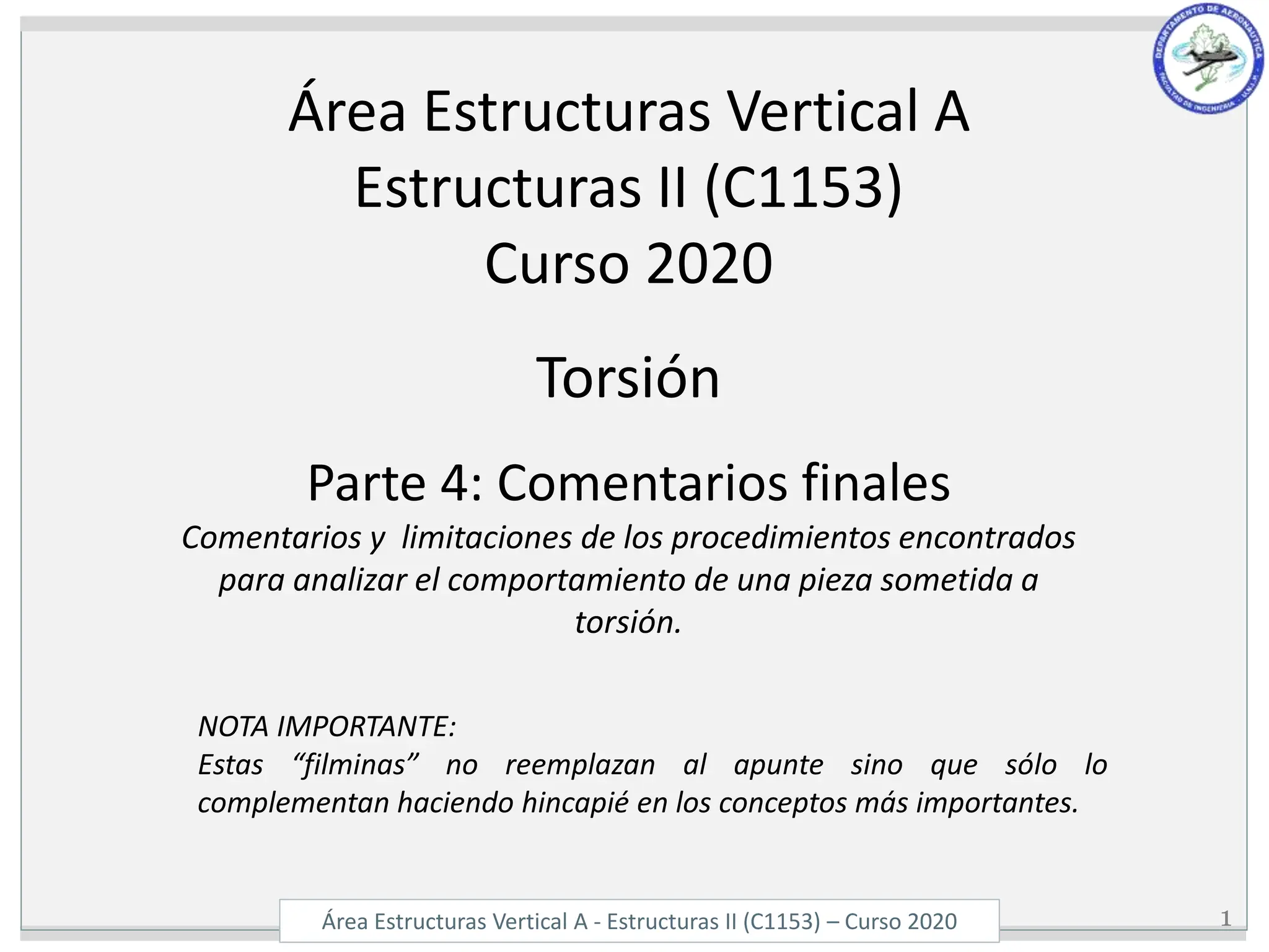 Sintesis de Torsión Parte 4 power point. | PPSX