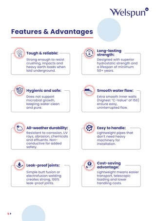 Sintex HDPE Pipes That Deliver Strength, Safety, and Long Life | PDF