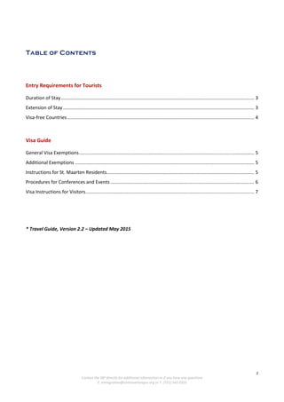 Sint Maarten Travel Guide | 46th CAB Conference 2019 | PDF