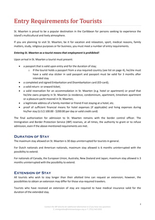 Sint Maarten Travel Guide | 46th CAB Conference 2019 | PDF