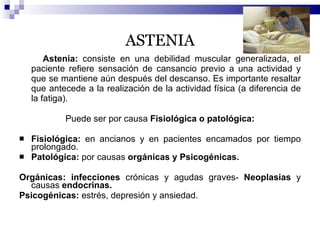 Sintomatologia general | PPT