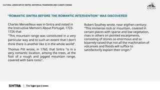 G2.9 - Cultural landscape of Sintra, historical framework and climate ...