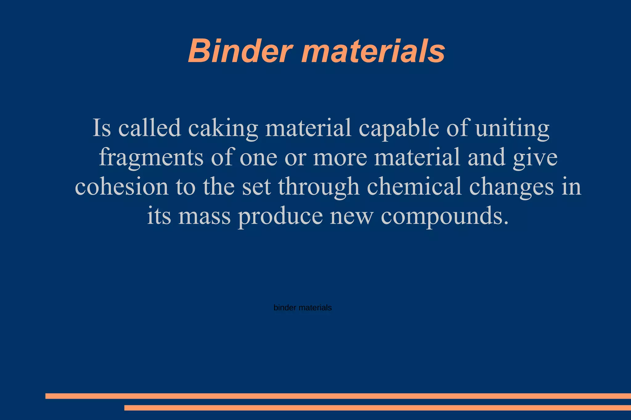 presentation building materials | ODP